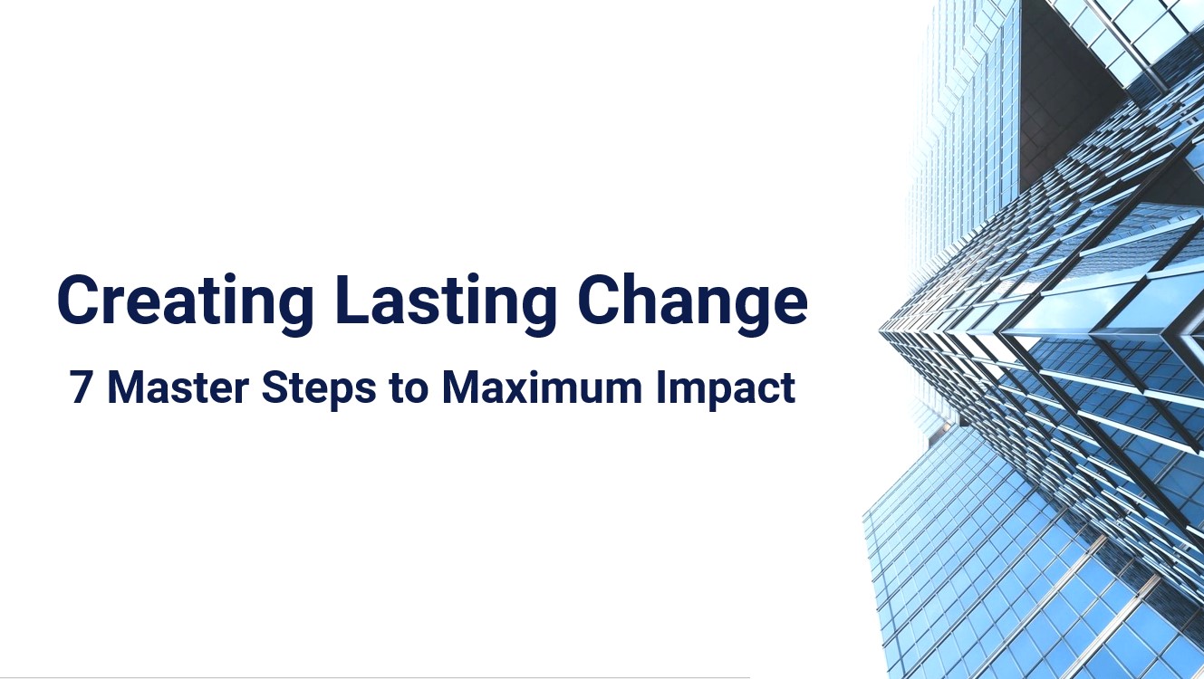 Creating Lasting Change – Wealth University